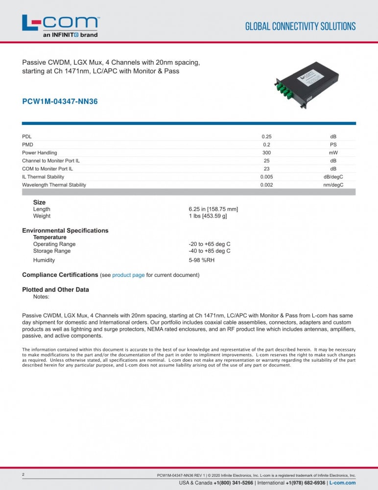 PCW1M-04347-NN36 technical document page 2