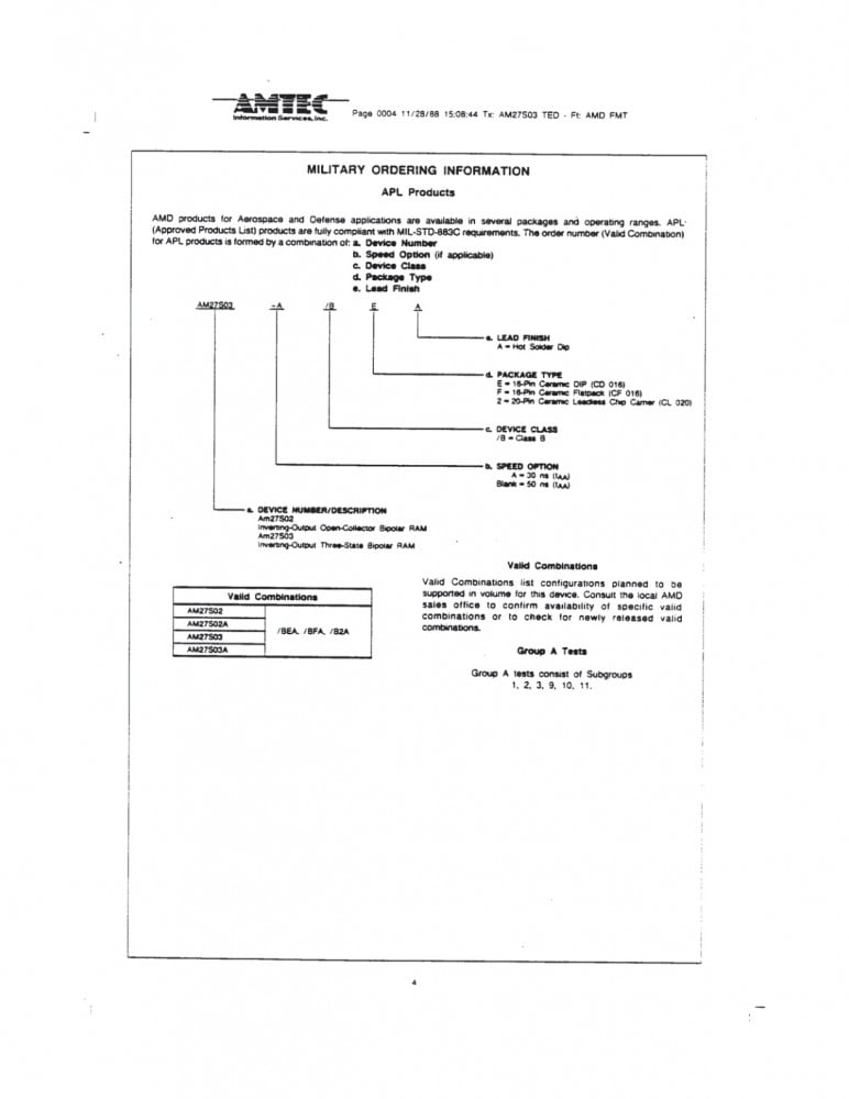 27S03A/BEA datasheet page 5