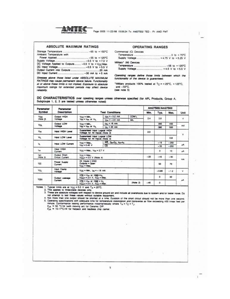 27S03A/BEA datasheet page 6