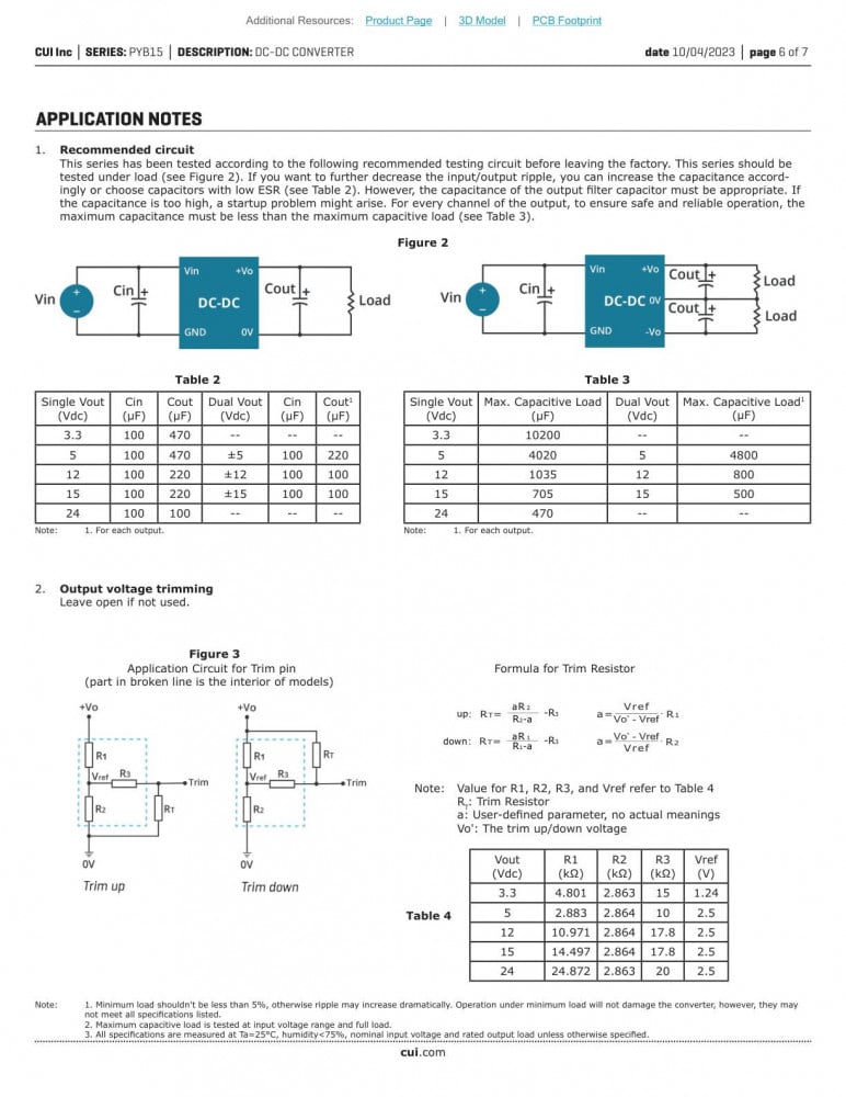 PYB15 datasheet page 6