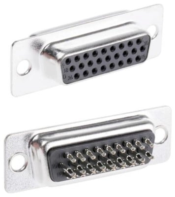 MH CONNECTORS MHHDS15-F-N-B-S D-Sub Connector