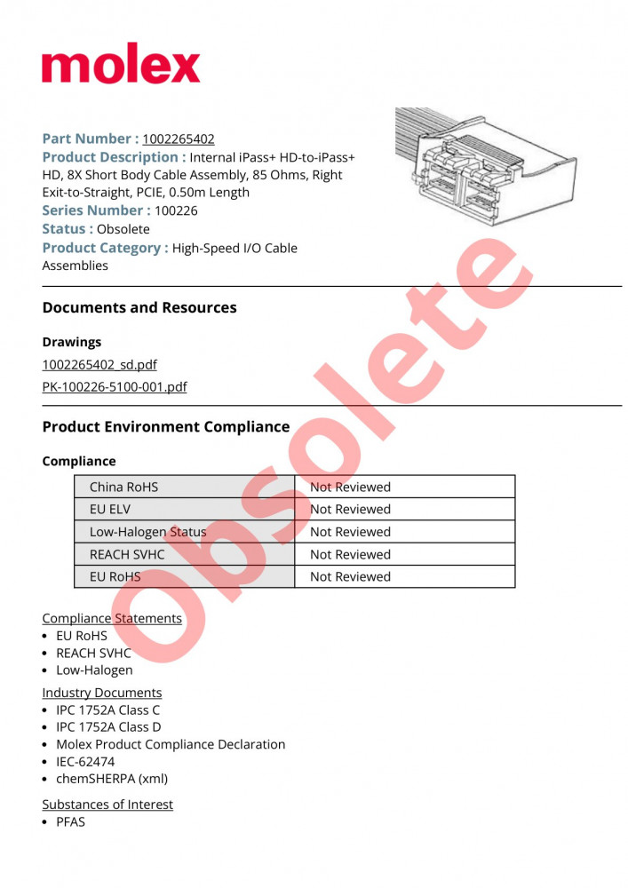 Molex drawing, image 1