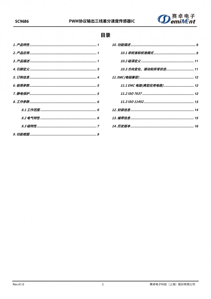 SC9686 product document, page 2