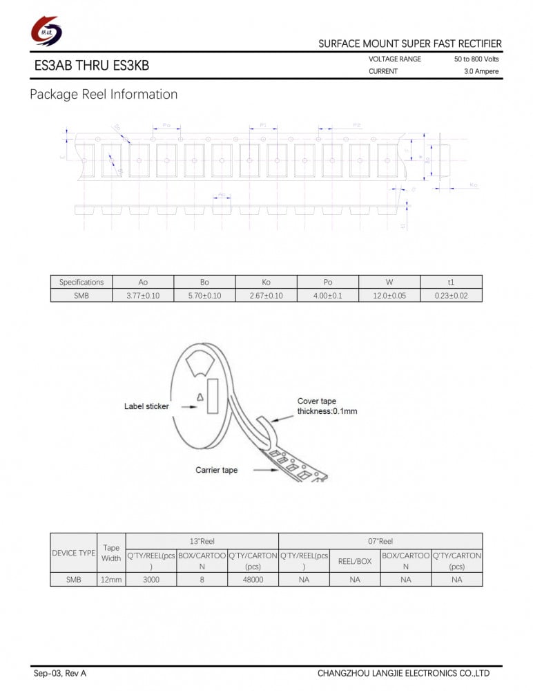 ES3K datasheet page 4