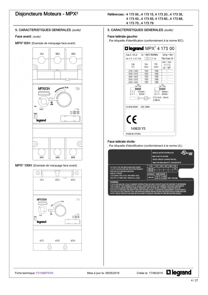 MPX³ product document, page 4