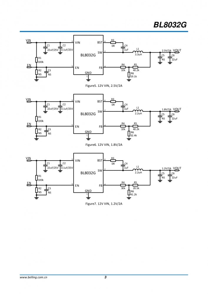 BL8032GCB6TR datasheet page 3