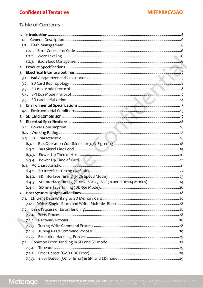 MIFF032CY3AQ datasheet page 4