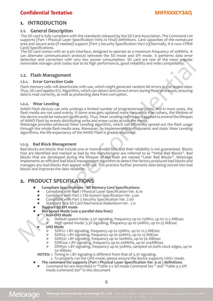 MIFF032CY3AQ datasheet page 6