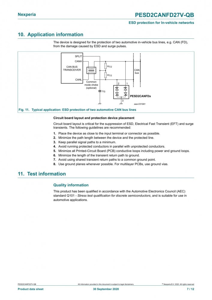 PESD2CANFD27V-QBZ datasheet page 7
