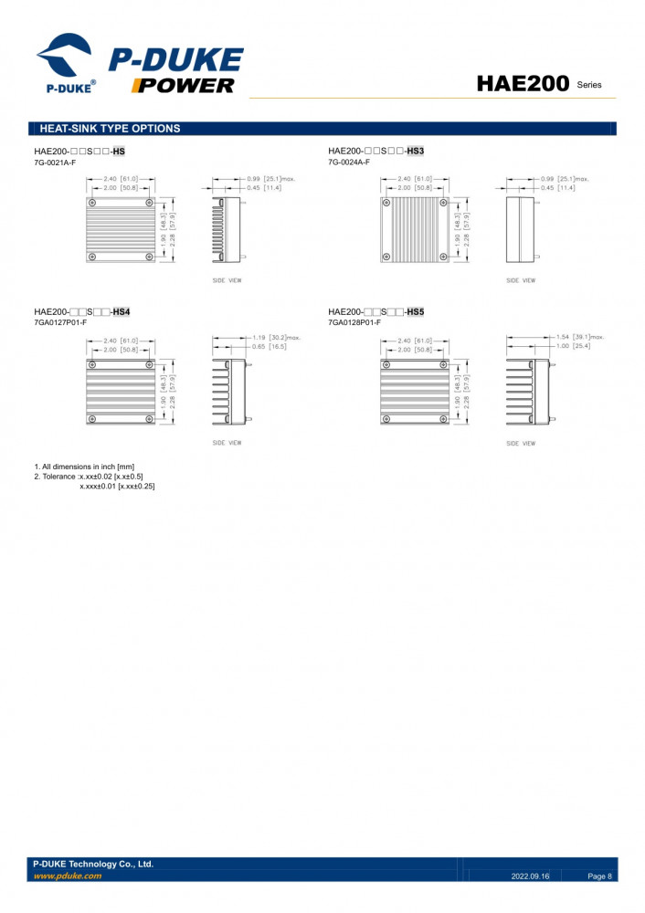 Supplied product document page 8
