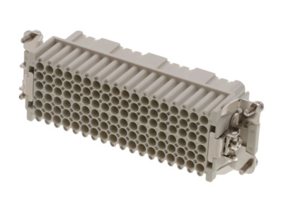Heavy-Duty Crimp Contact Insert, Male, 16-Pole, 16A, Numbered 17-32, for Crimp Contacts, Size 16B «77x27»