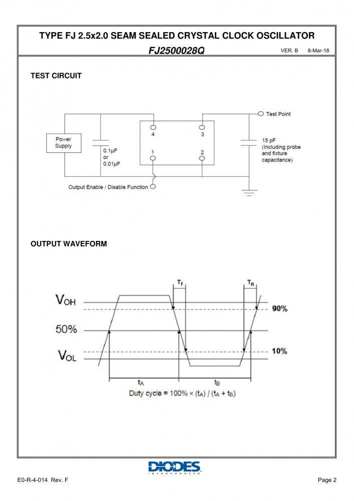 FJ2500028Q technical document page 4
