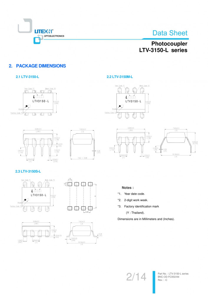 LTV-3150-L datasheet page 3