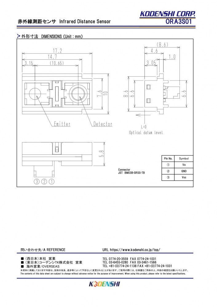 ORA3S01 technical document page 4