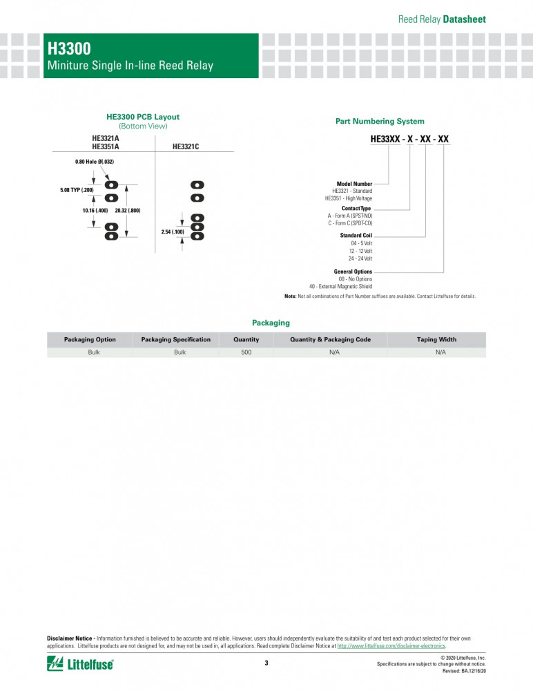 HE3321C2400 datasheet page 3