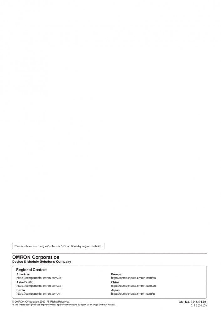 OMRON EE-SX4330-1 datasheet page 8