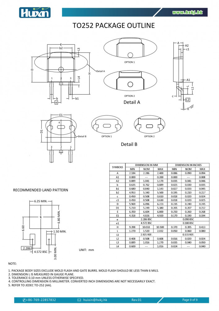 H6B65M datasheet page 9