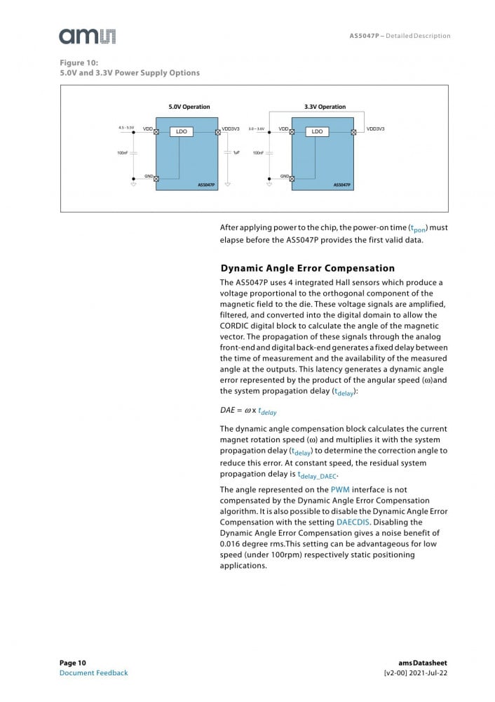 AS5047P datasheet page 10