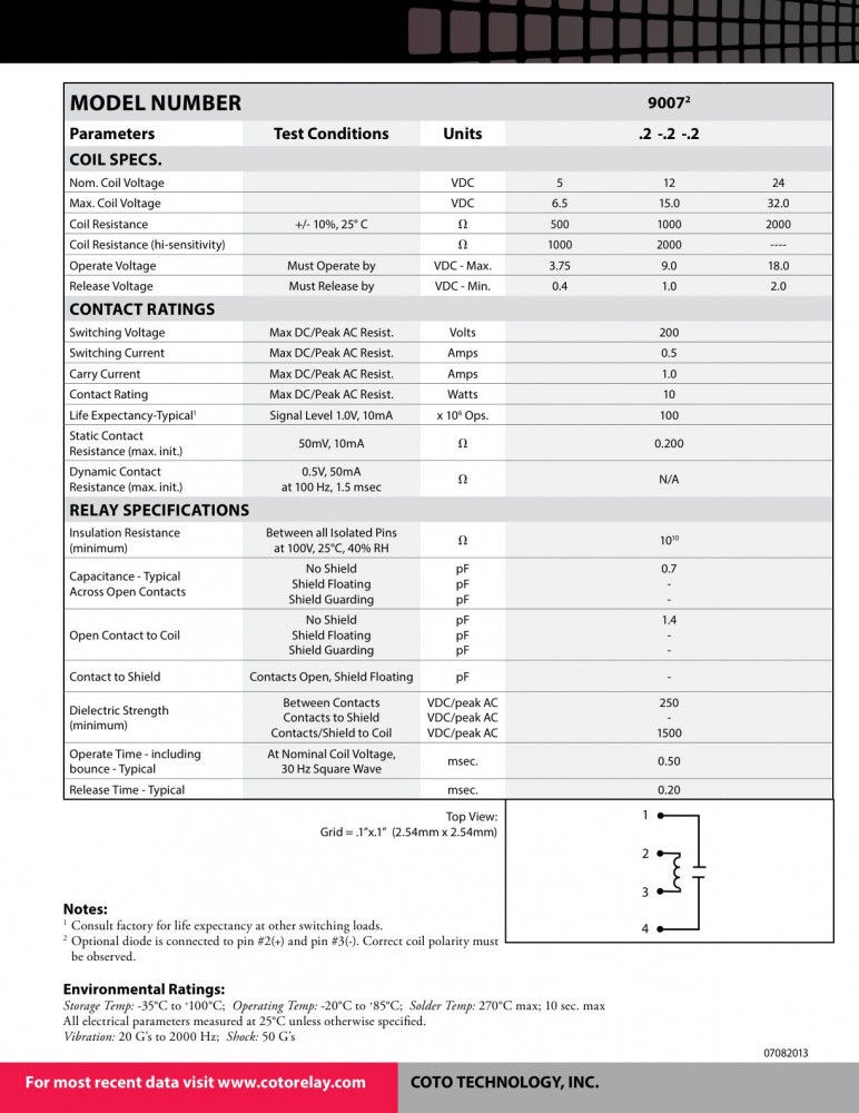 9007 series technical document page 2
