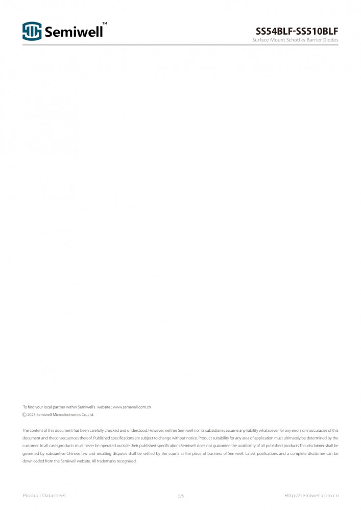 SS54BLF datasheet page 5