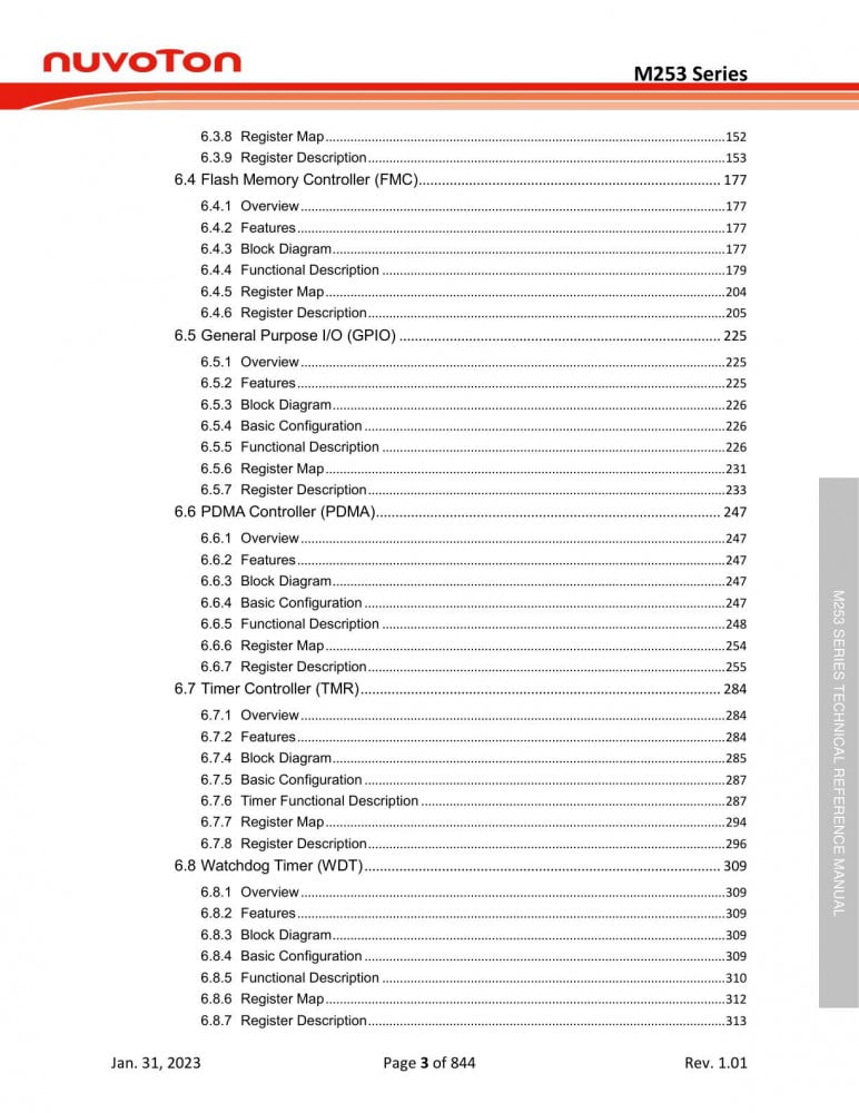 M253 Series technical reference preview page 3