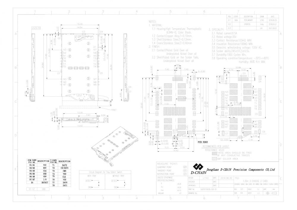 SA2101110135-103-01 technical drawing