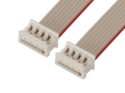 Picoflex PF-50 IDT-to-Picoflex PF-50 IDT Cable Assembly, 0.30m Length, Tin (Sn) Plating, 8 Circuits