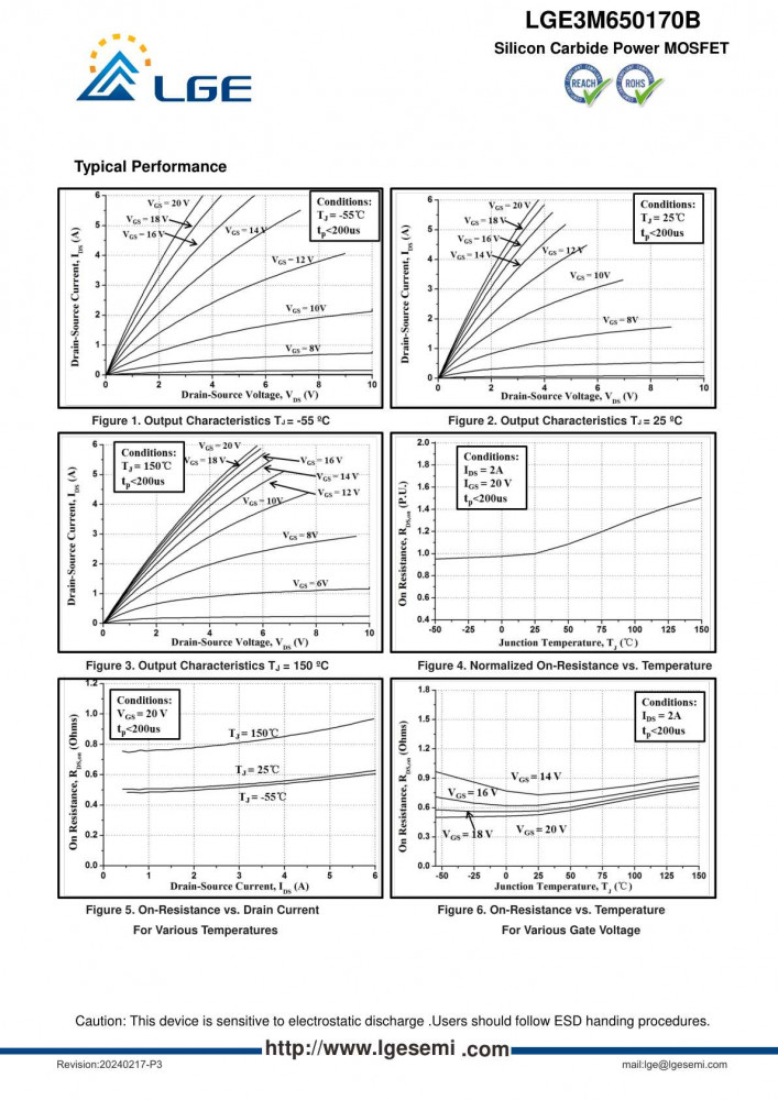 LGE3M650170B datasheet page 3