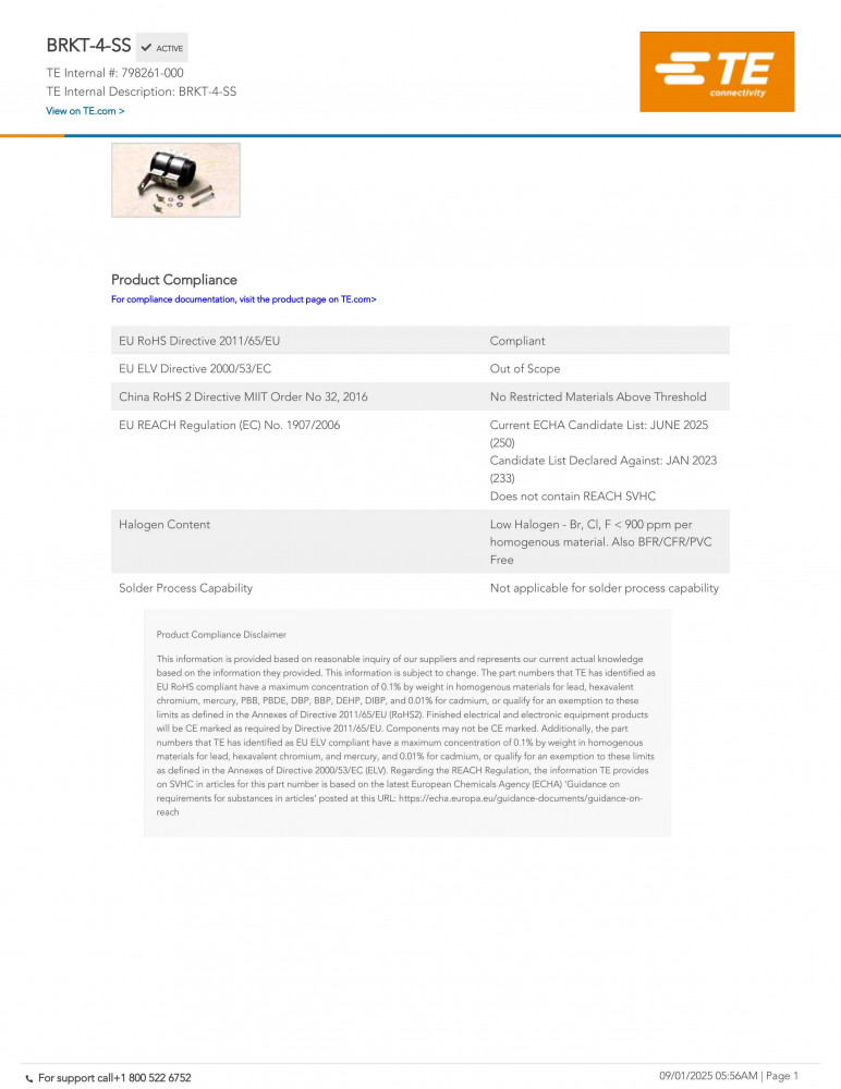 Product documentation image for model 798261-000