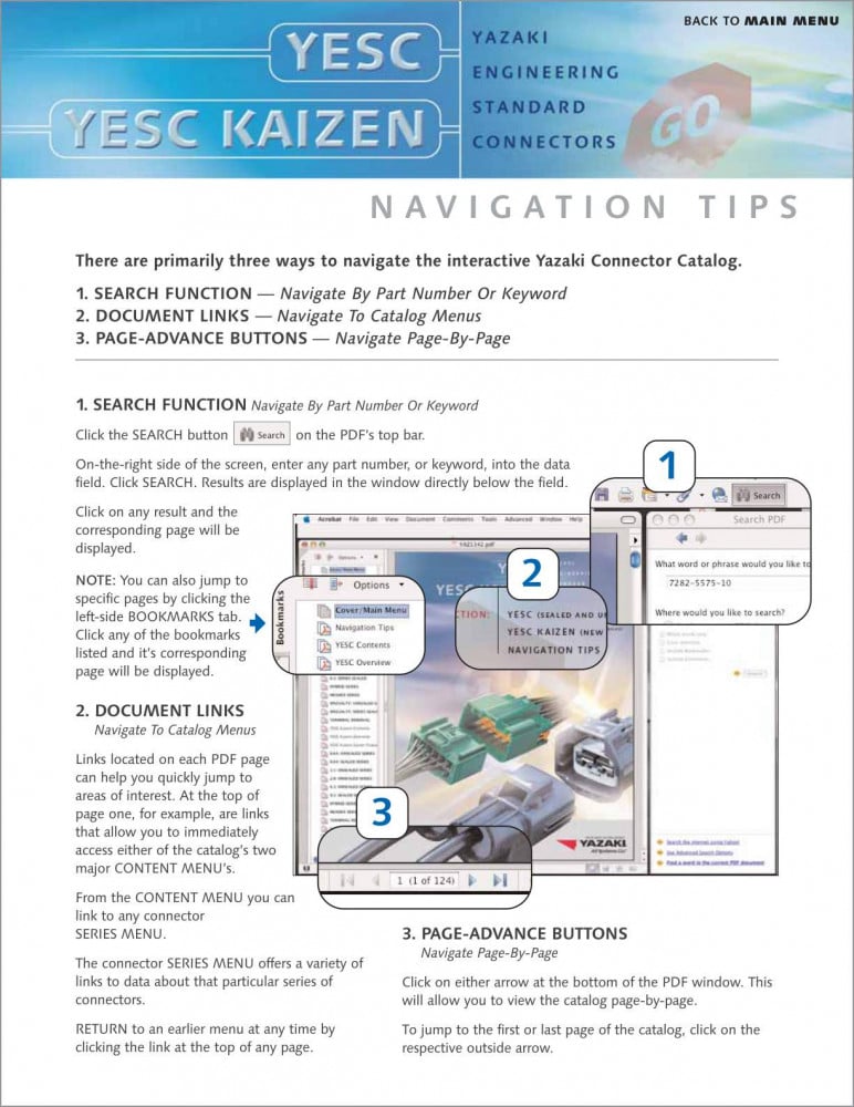 Yazaki connector catalog page 2