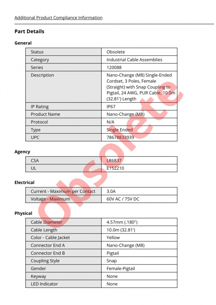 MOLEX 1200880004 technical document page 2