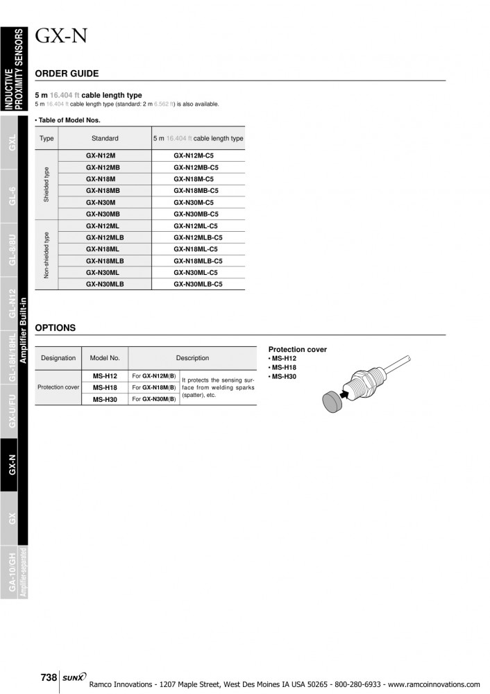 GX-N30M datasheet page 3