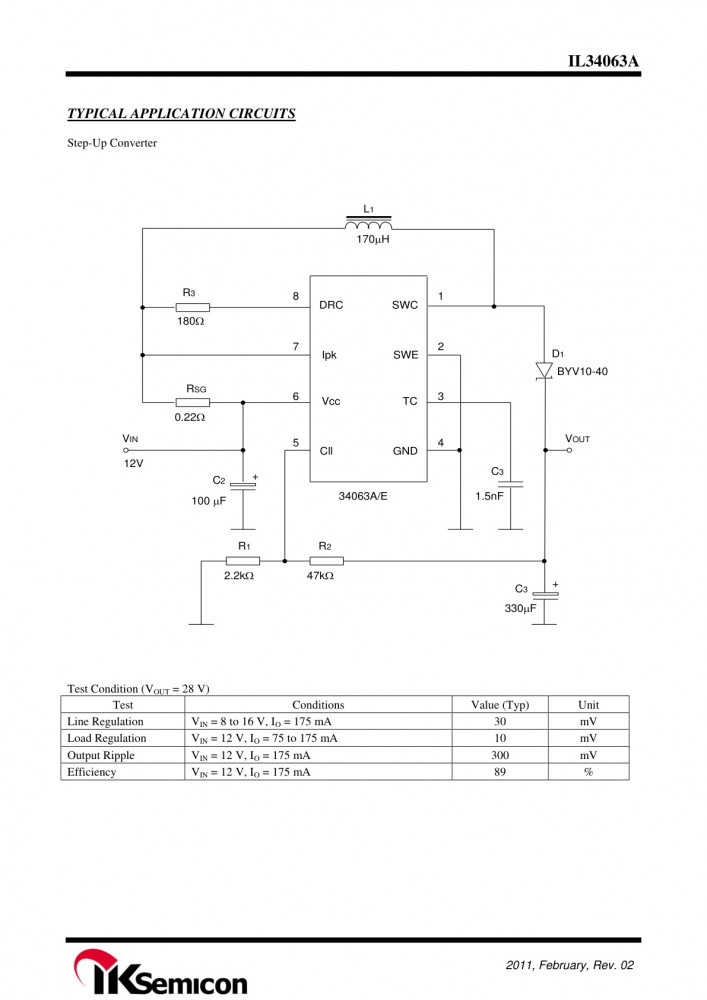 IL34063ADT datasheet page 3