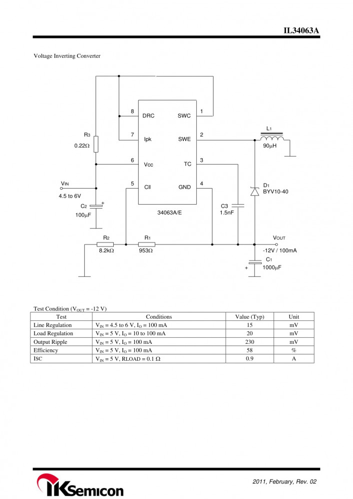 IL34063ADT datasheet page 5