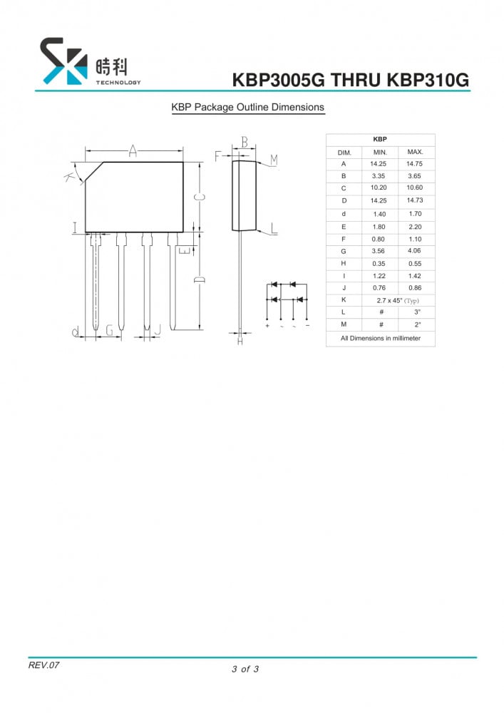 KBP306G datasheet page 3