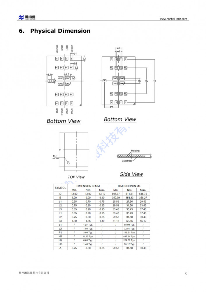 HHW128GS90I-D1 datasheet page 6