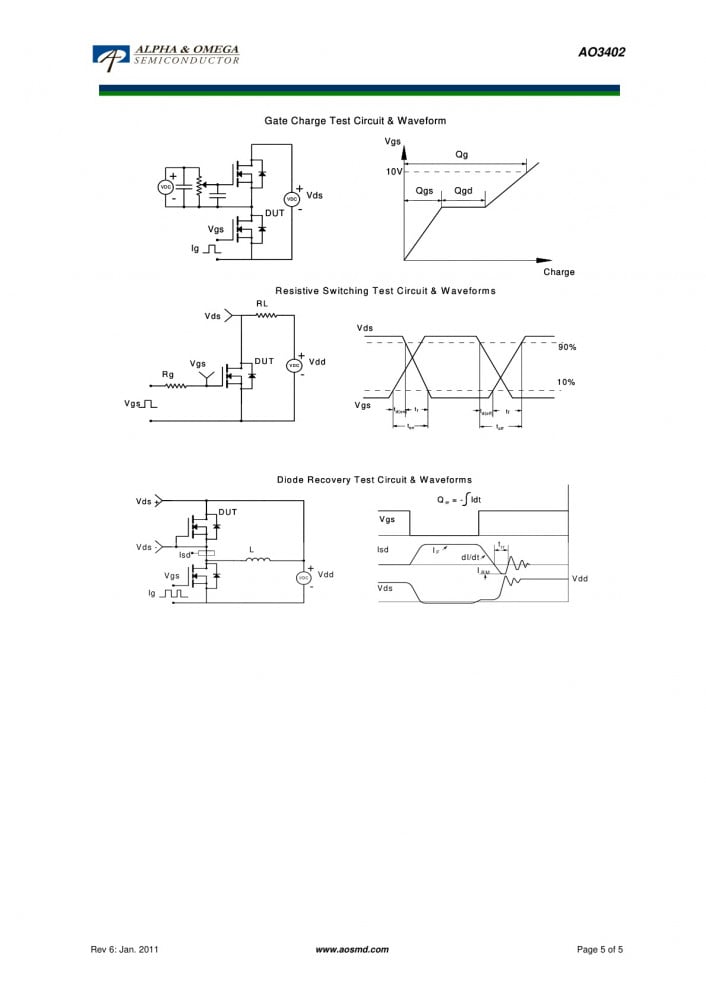 AO3402 datasheet page 5