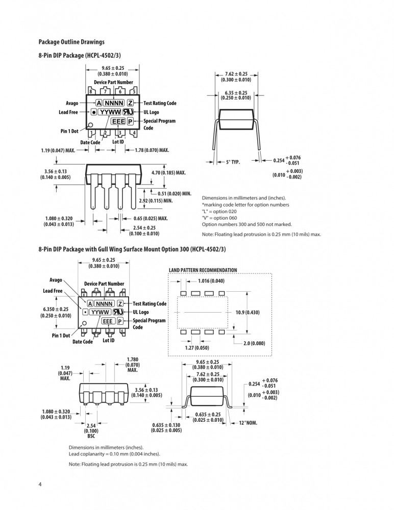 HCPL-4502 datasheet page 4