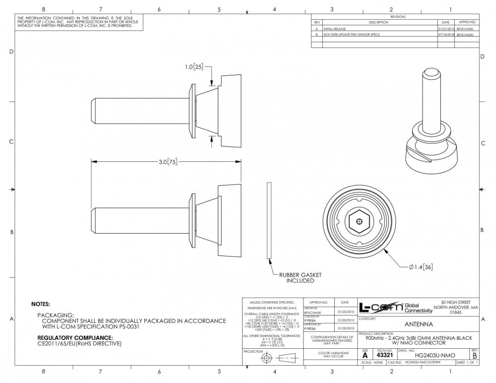HG2403U-NMO product documentation