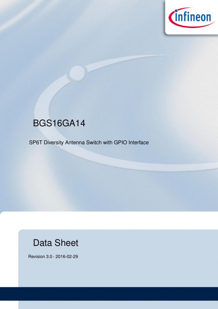 BGS16GA14 datasheet page 1