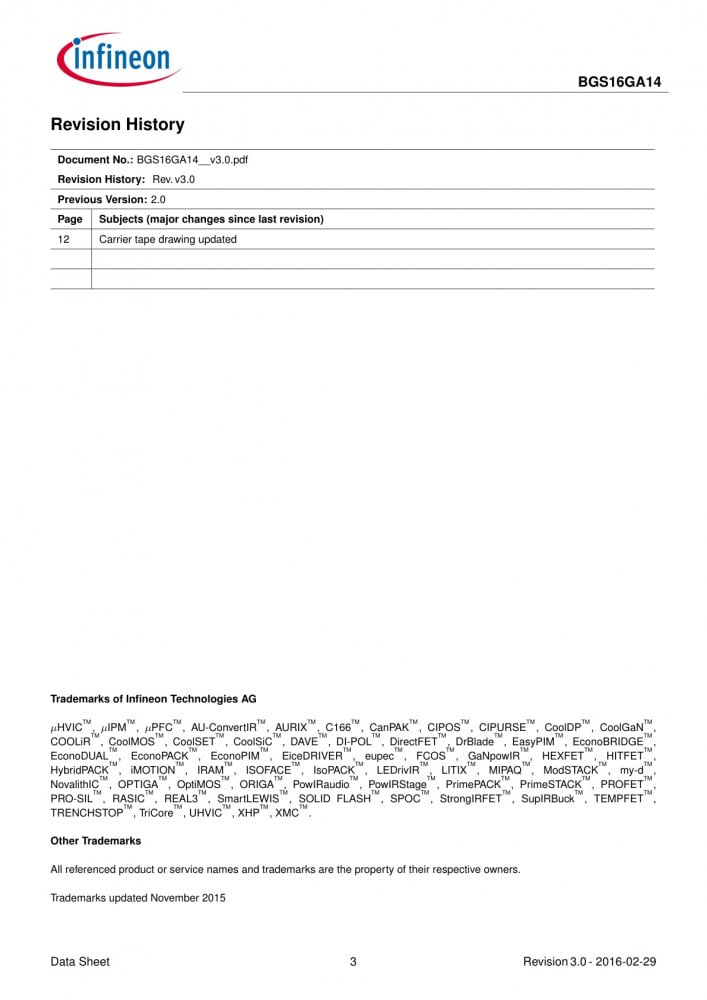 BGS16GA14 datasheet page 3
