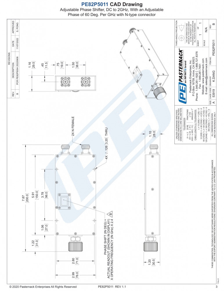 PE82P5011 technical document page 3