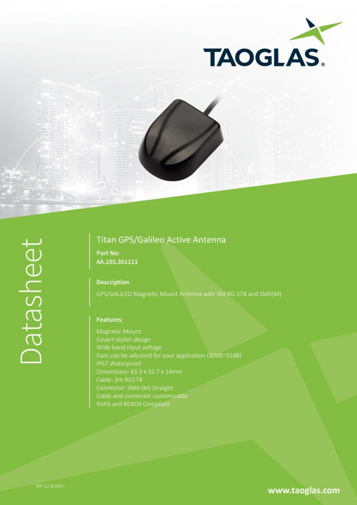 AA.105.301111 datasheet page 1