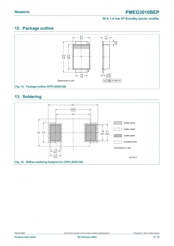 PMEG3010BEP datasheet page 8