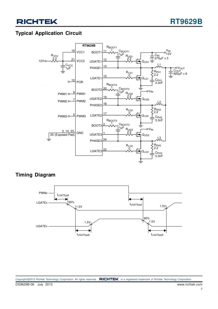 RT9629B datasheet page 7
