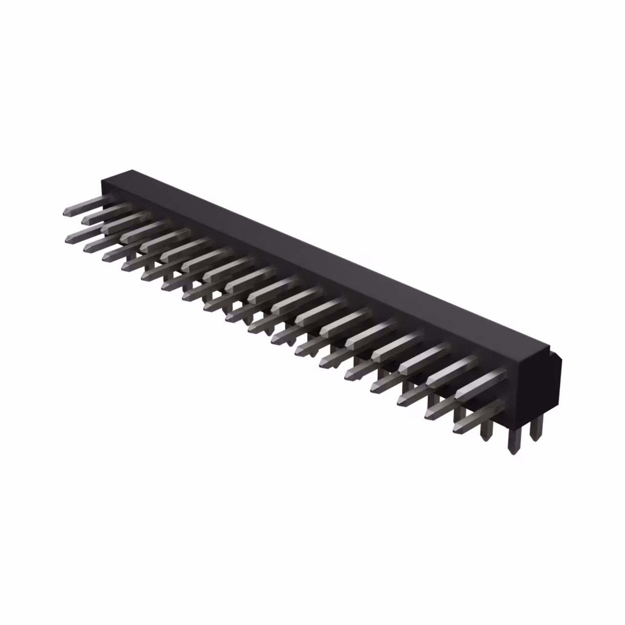 2.00mm Pitch Milli-Grid Header, Right-Angle, Through Hole, 36 Circuits, 2.54µm Tin (Sn) Plating, Mating Pin Length 4.00mm, Tail Length 2.60mm, Tray, Lead-Free for sale