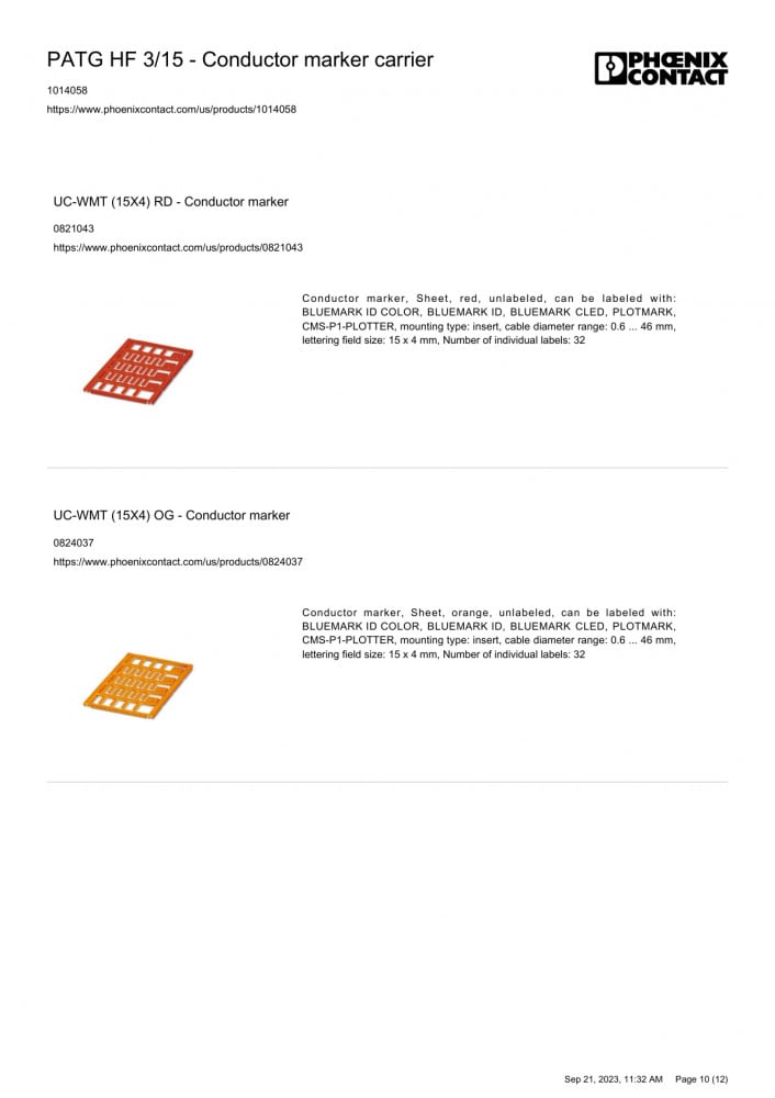 Phoenix Contact 1014058 document page 10