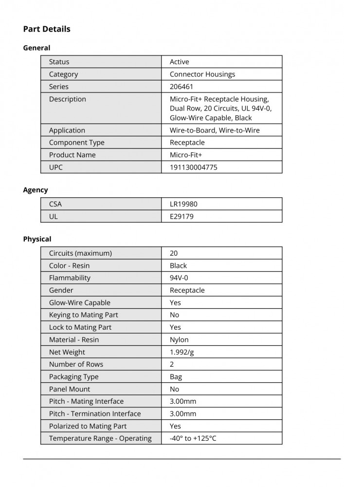 Product document preview, page 2