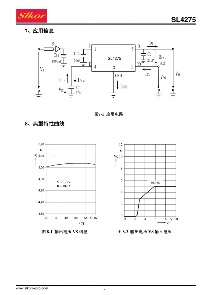 SL4275 datasheet page 7