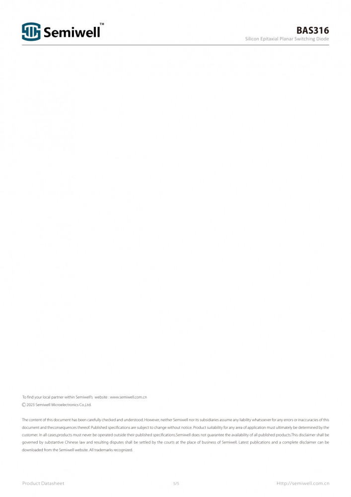 BAS316 datasheet page 5